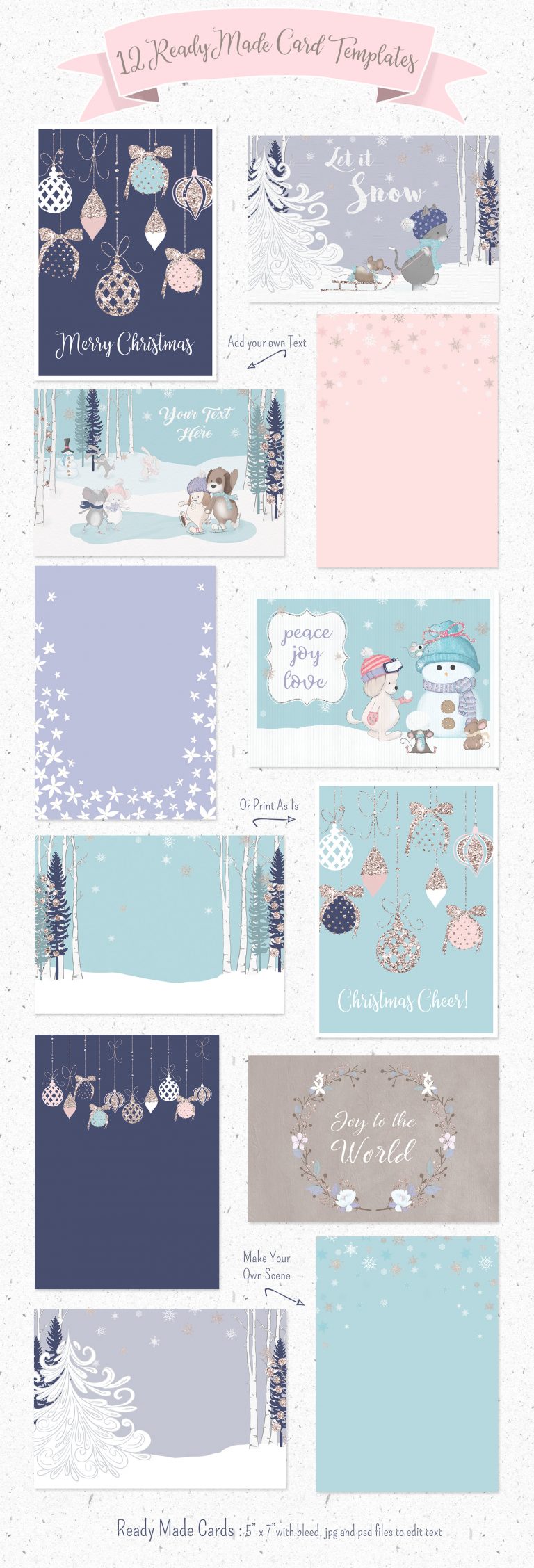 Winter Whimsy Clipart Collection - Pretty Little Lines
